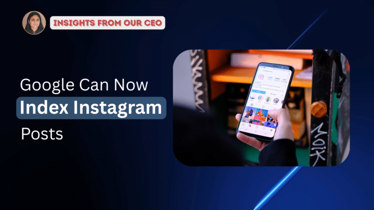 How Businesses Can Leverage Google Indexing Instagram Post